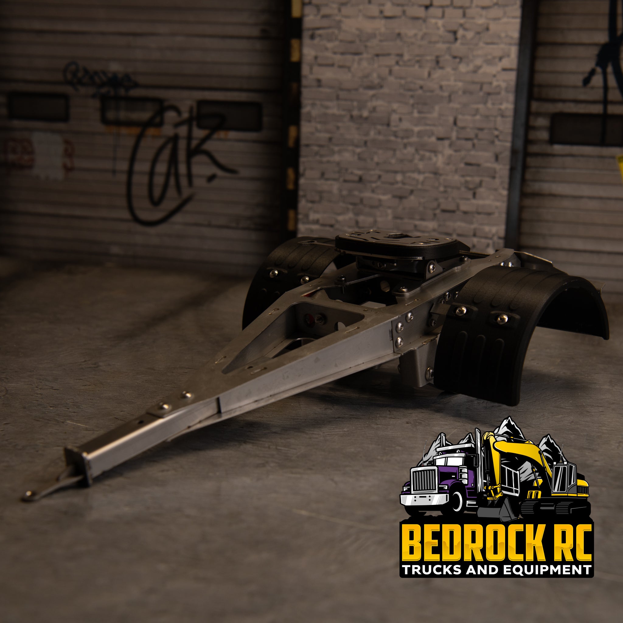 KK Truck Single Axle Dolly Fixed Draw Bar (NO AXLES NO WHEELS) – Bedrock RC